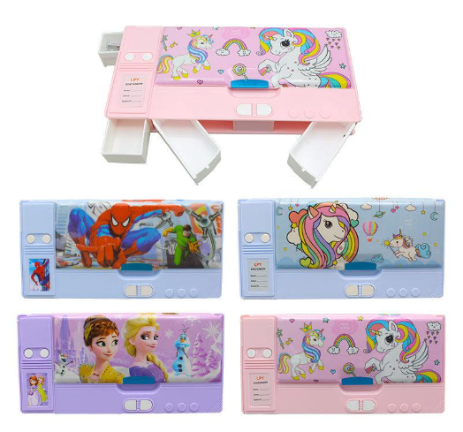 "Fancy Pouch for Kids – Stylish Geometry Box & Premium Stationery ...