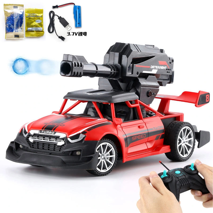 Remote Control Rechargeable Gel Blaster Ball Shooter 4 Channel Car Toy ...