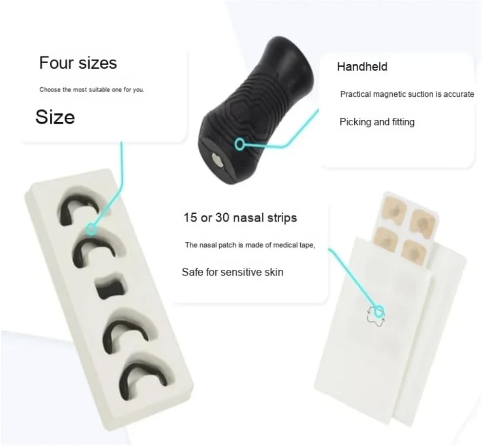Anti-Snoring Nasal Breathing Expanders Includes Four Sizes of Nasal ...
