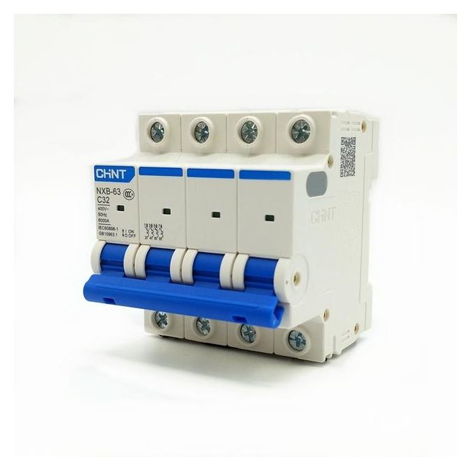 CHINT AC BREAKER NXB-63 4 POLE 32 AMP | Daraz.pk