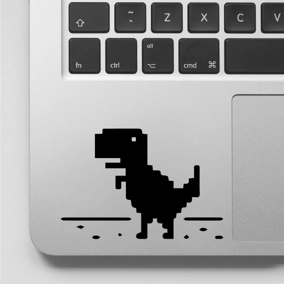 Google Chrome Dinosaur Game Design Laptop Sticker Decal New Design, Car ...