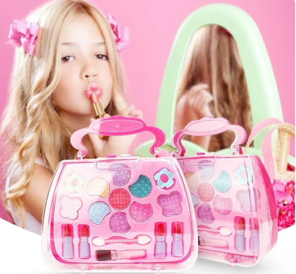 Princess Makeup Set For Girls | Toy Cosmetic Pretend Play Kit Girl Gift ...
