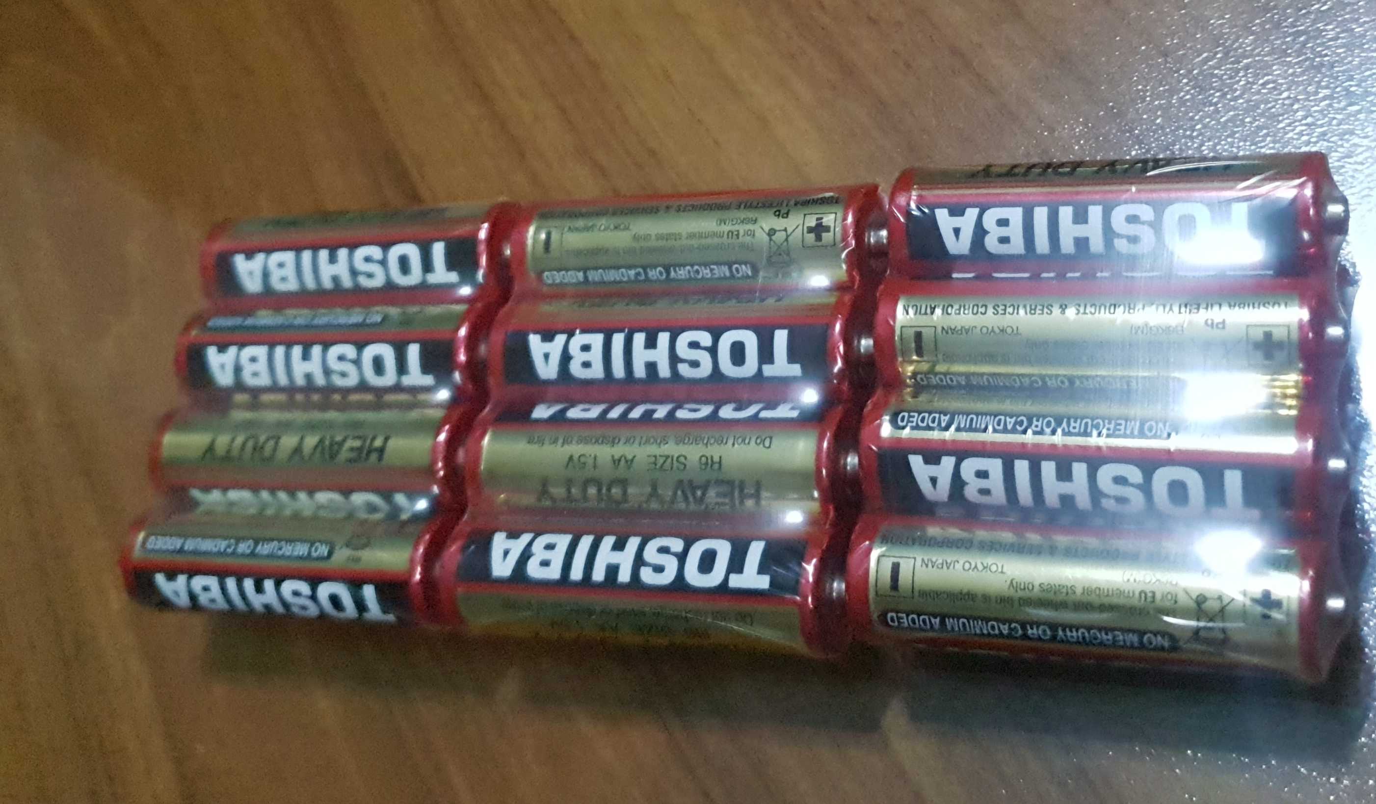 Toshiba Original Heavy Duty Cells AA Pack of 4 Pieces, Toshiba Cell ...