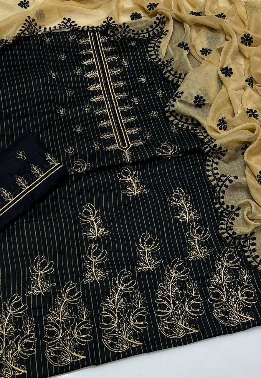 Un-stiched women suit stuff lawn 3pcs | Daraz.pk