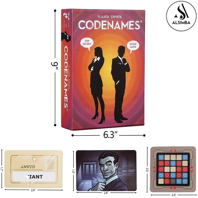 Encryption Names Confidential Word Codename Board Game Exciting ...