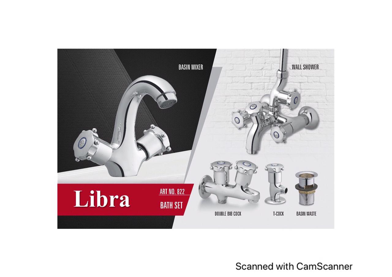 Libra 7 pieces Complete Bathroom Set Shower Set Wall Mounted 7 in 1 100 ...