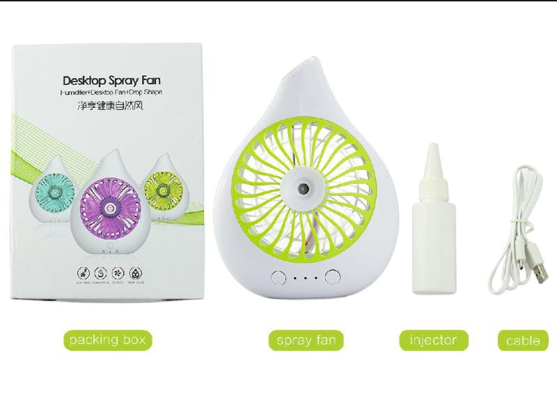 Portable Air Conditioner Fan 600 ml Water Tank USB Personal Cooler,Mini ...