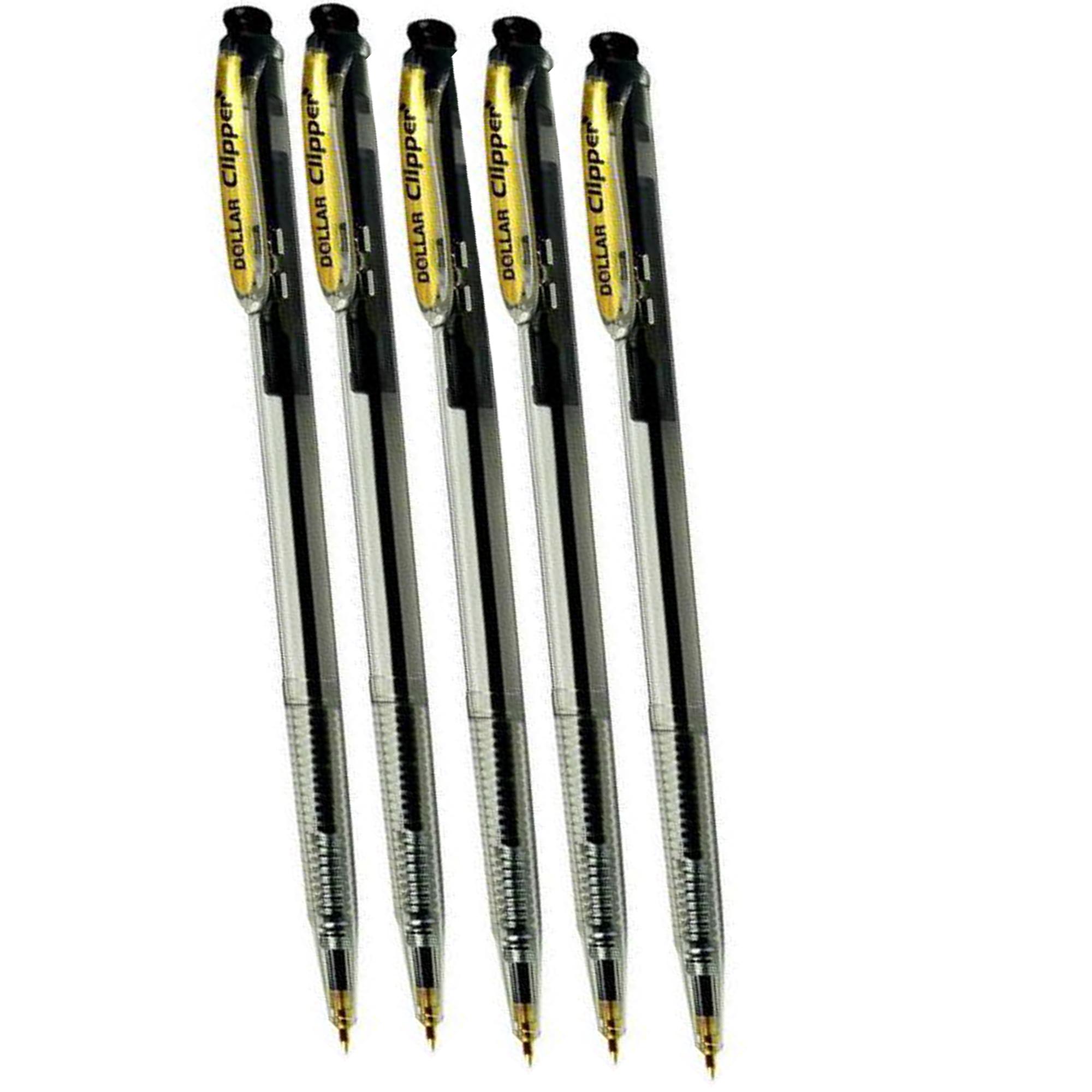 Dollar Clipper Ball Pen Black Art # BPCLF (5 Pcs) | Daraz.pk