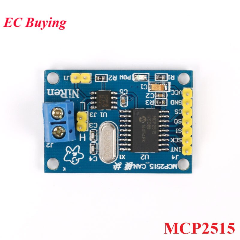MCP2515 CAN Bus Driver Module Board TJA1050 Receiver SPI For 51 MCU ARM Controller Interface For ...