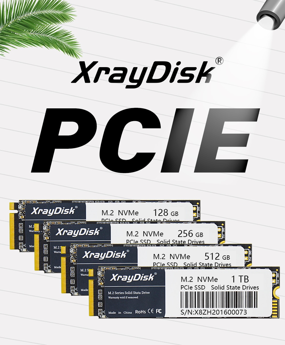 Xraydisk Internal Solid State Hard Drive XrayDisk M.2 SSD PCIe NVME