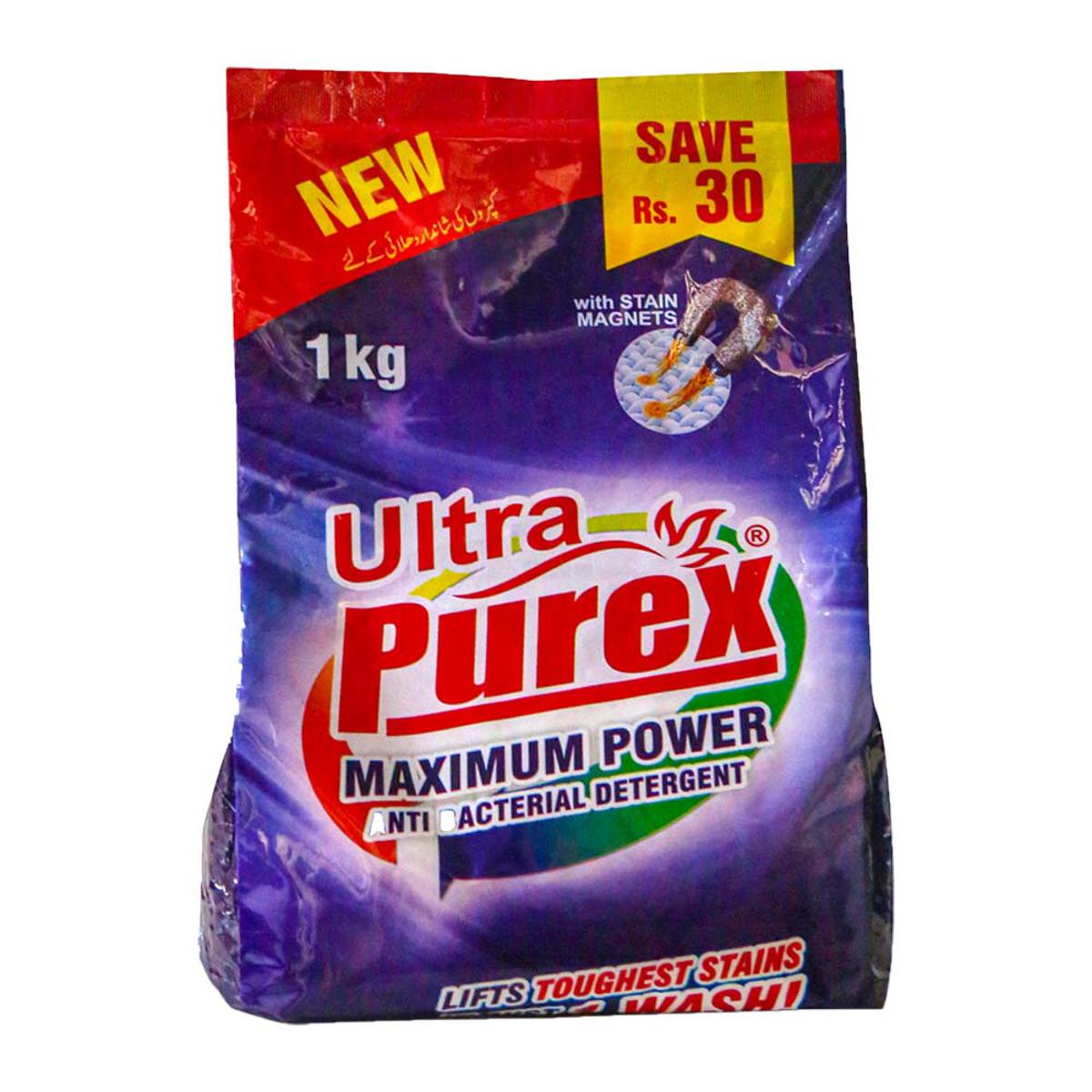 Ultra Purex Maximum Power Anti Bacterial Detergent 1 Kg | Daraz.pk