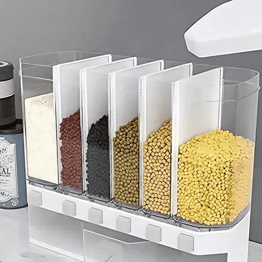 Wall Mounted Daal Storage - Food Storage Box Wall Mounted Cereals ...