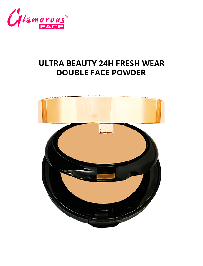 Glamorous Face Ultra Beauty 24H Fresh Wear Double Compact Powder | Daraz.pk