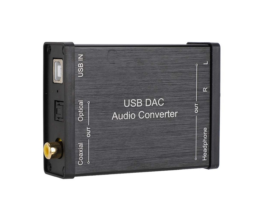 USB to Digital Coaxial, SPDIF Optical, 3.5mm Headphone Jack Audio ...