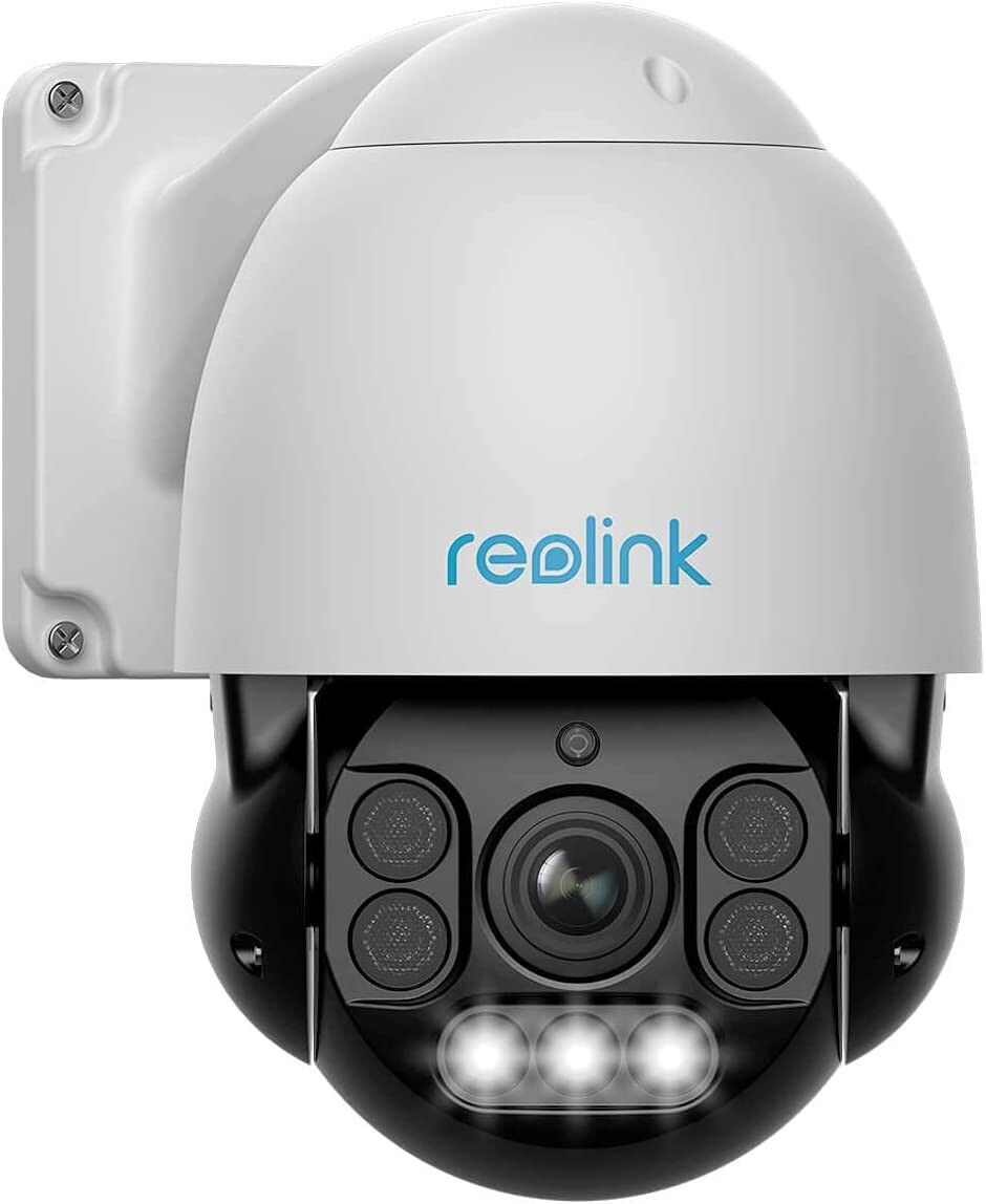 Reolink RLC-823A 8MP 4K POE IP Outdoor CCTV PTZ Dome Home Security ...
