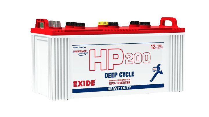 Exide Battery HP 200 -12 Volt - 130-AH Deep Cycle Heavy Duty 12 Volts ...