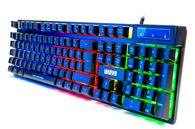 Keyboard backlight usb wired keyboard English USA layout | Daraz.pk