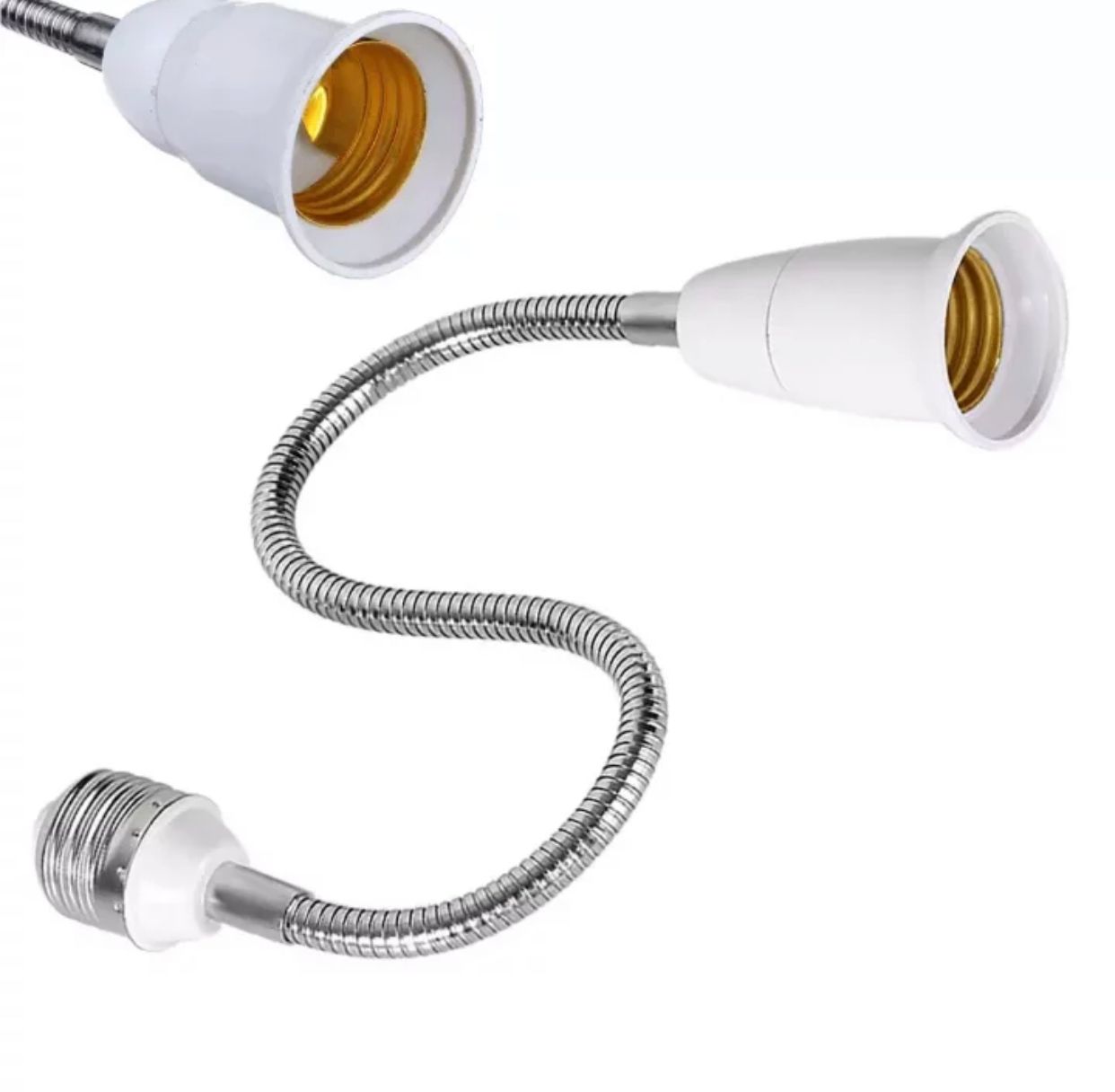 8 Inch 11 inch 15 inch E27/E27 Flexible Extension led Bulb Holder ...