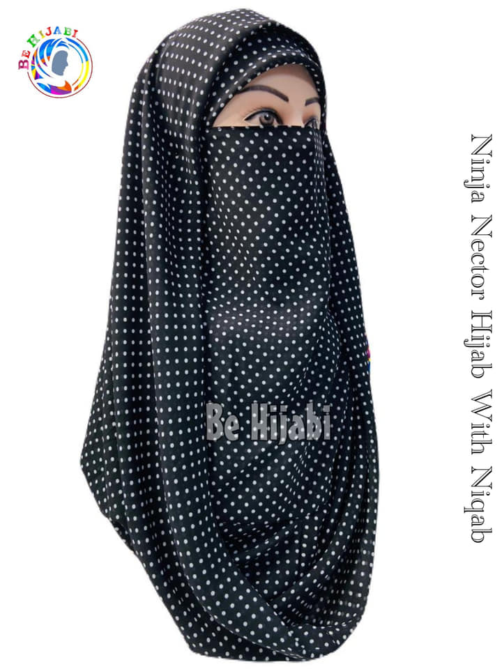 Ninja Nector Misri Hijab With Naqab (Colours Available) | Daraz.pk