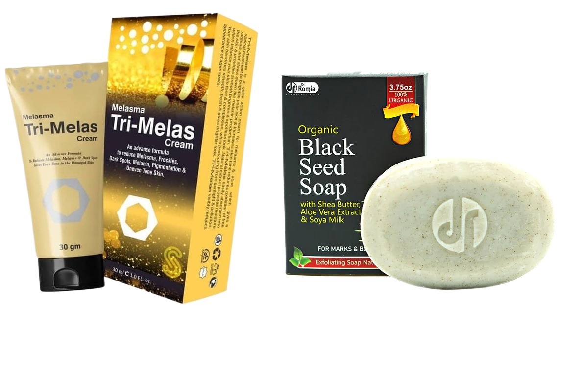 Dr Romia Tri Melas Melasma Cream With Black Seed Soap | Daraz.pk