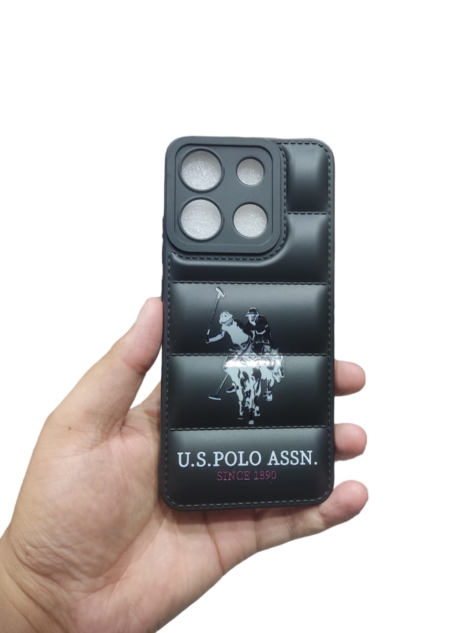 itel A05s Back Cover Soft Puffer Camera protection Phone Case | Daraz.pk