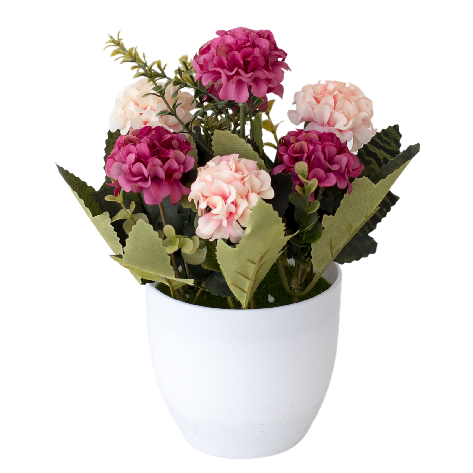 1Set Bonsai Hydrangea Plastic Office Desk Potted Flower for Office ...