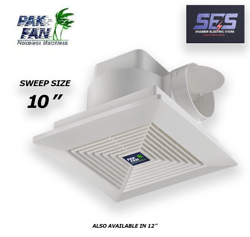 PAK FAN EXHAUST FALSE CEILING FANS PURE COPPER WIRE | Daraz.pk