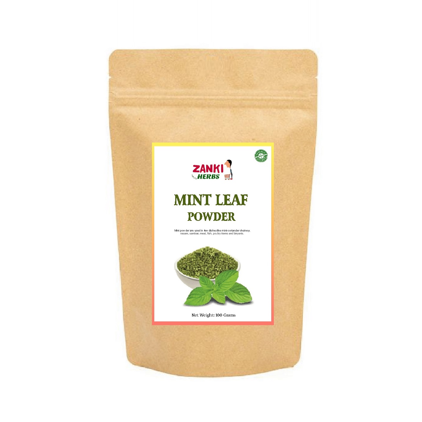 Mint Leaf Powder - Mint Leaves Powder (pure) 100 Grams | Daraz.pk