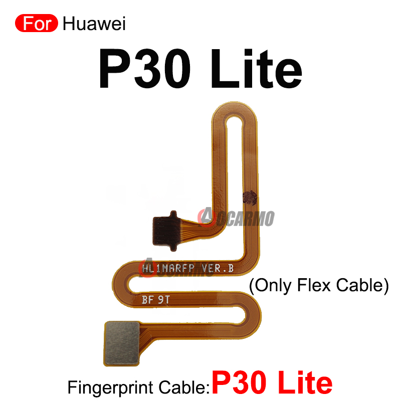 Black Blue White For Huawei P30 Lite P30Lite Fingerprint Button Flex ...