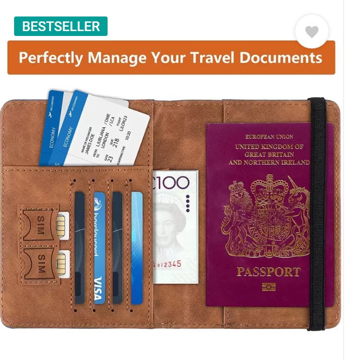 Pass-port Holder Fashionable Pass-port Cover Frosted PU Travel Bag ...