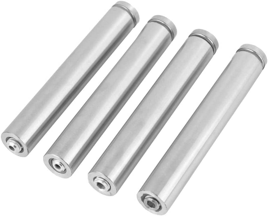 Stainless Steel Glass Spacer 6 inch Heavy Duty Mount Stand Off Bolts ...
