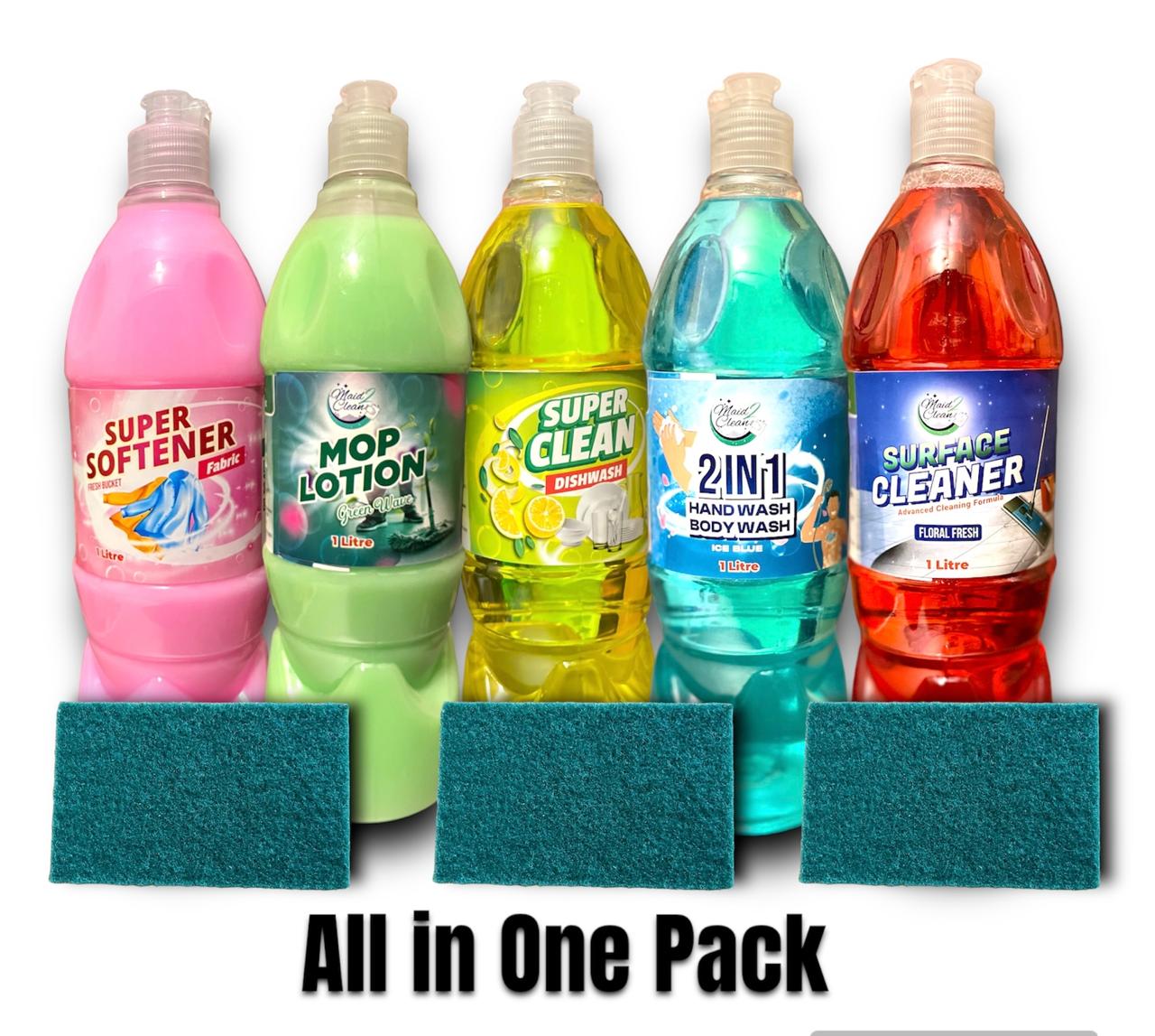 Maid 2 Clean All In One Pack - 2 in 1 Handwash And Body Wash - Lemon ...