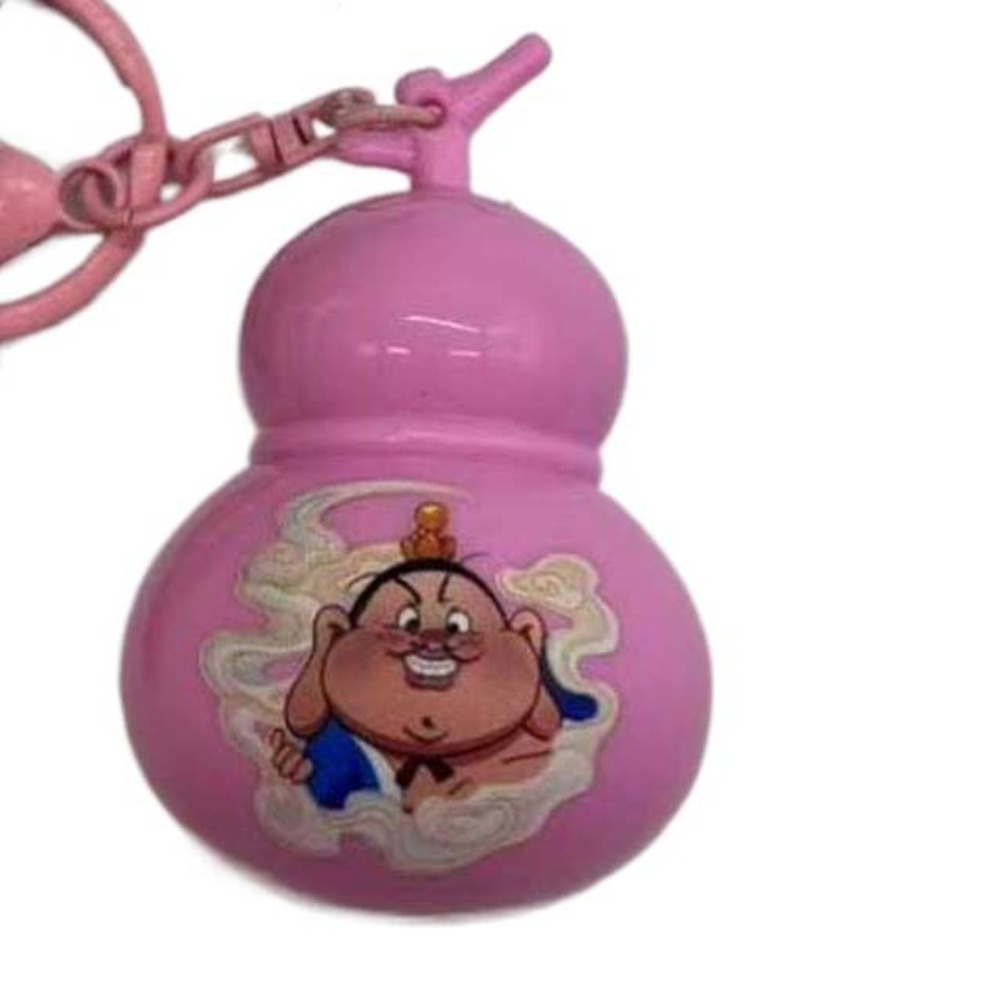Funny Plastic Colorful Flashing Ne Zha Keychain With Sound Full Color ...