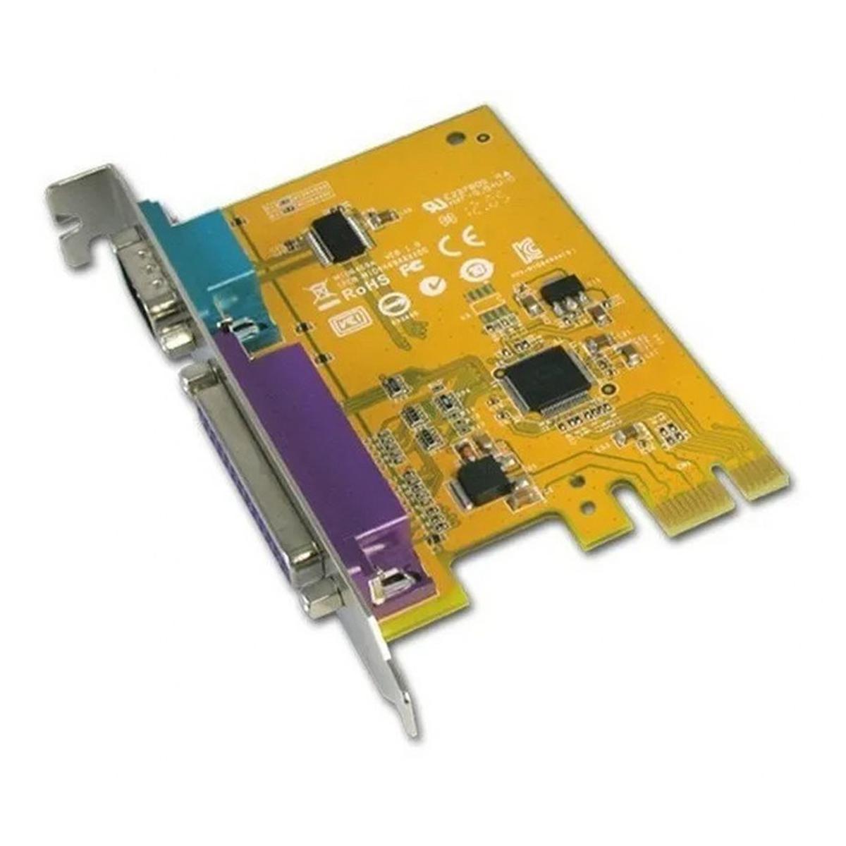 Sunix Serial Port RS-232 & Parallel LPT Printer Port Adapter PCI ...