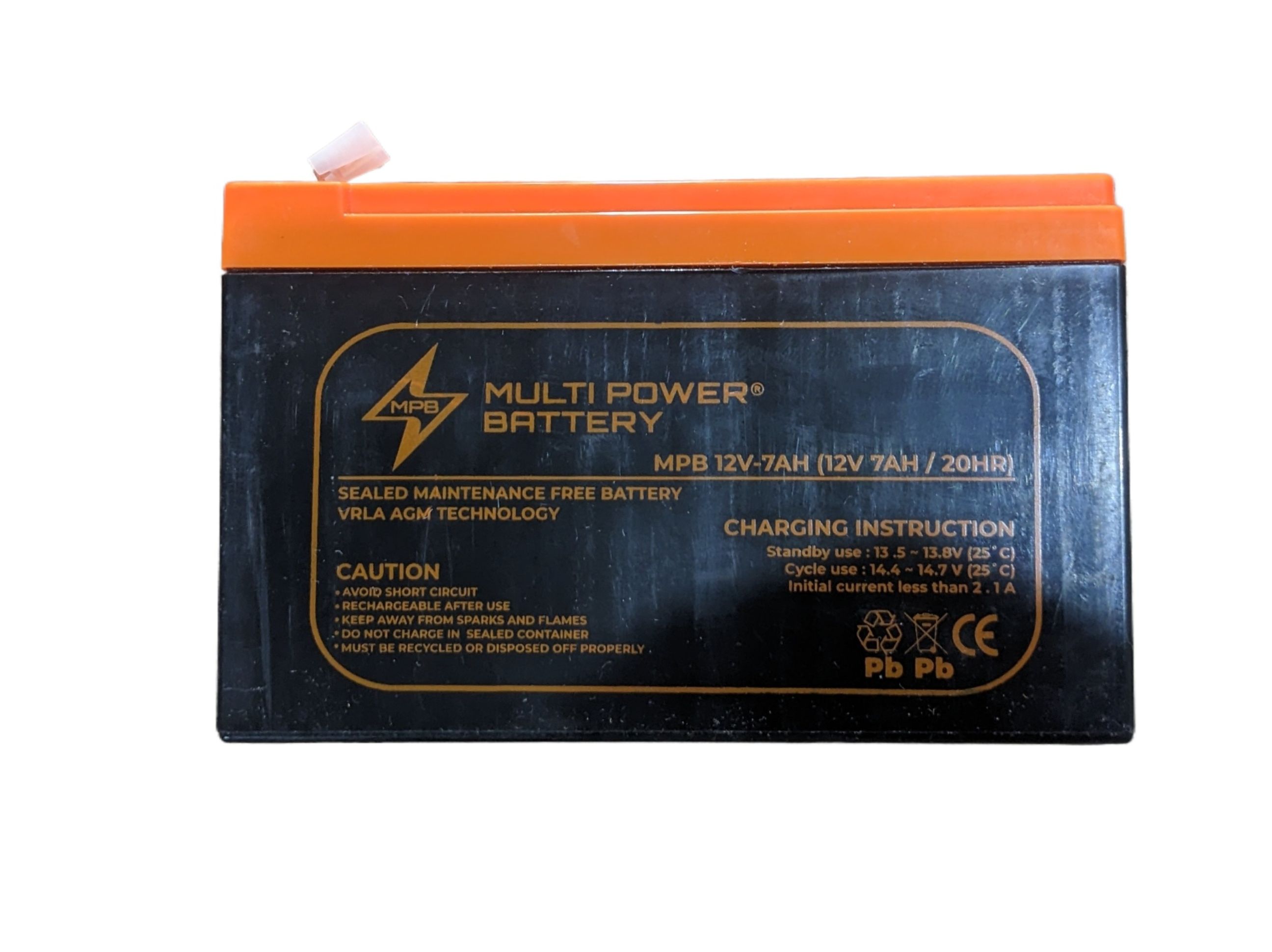 12V 7AH Dry Battery rechargeable battery best for charging fan, and ups ...