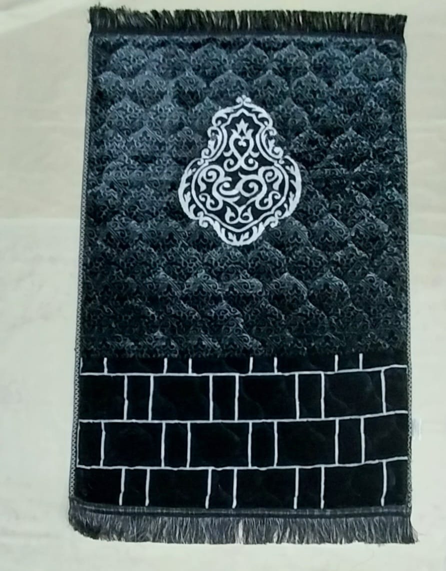 Velvet Jaye Namaz ( Jae Namaz ) Design - A - Multi Colors ( Tasbeeh ...