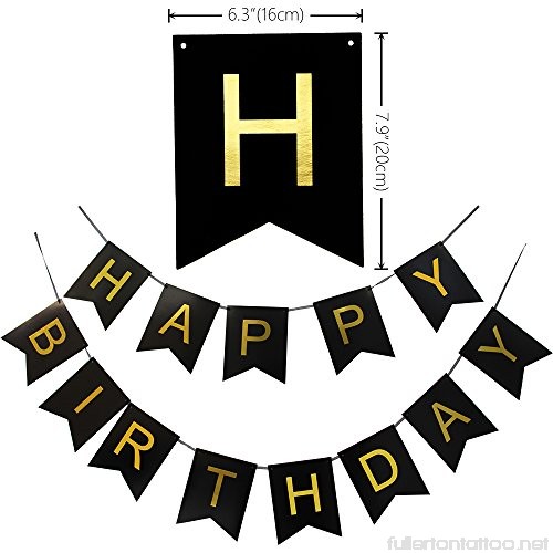 Black & White Happy Birthday Theme Foi Birthday Party, Celebrations and ...