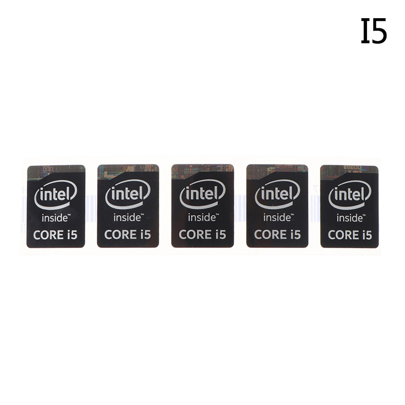 5Pcs Notebook Desktop Computer Logo Label 4th Intel Core i3 i5 i7 ...