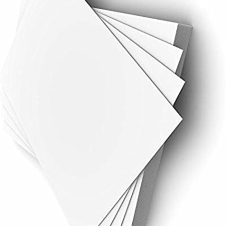 Art Card Sheet 300 Garam - A4 White Glossy For Calligraphy, Packaging, Model Making, Photo ...
