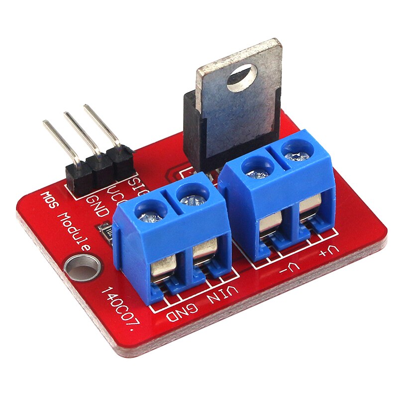0-24V Top Mosfet Button IRF520 MOS Driver Module For Arduino MCU ARM ...