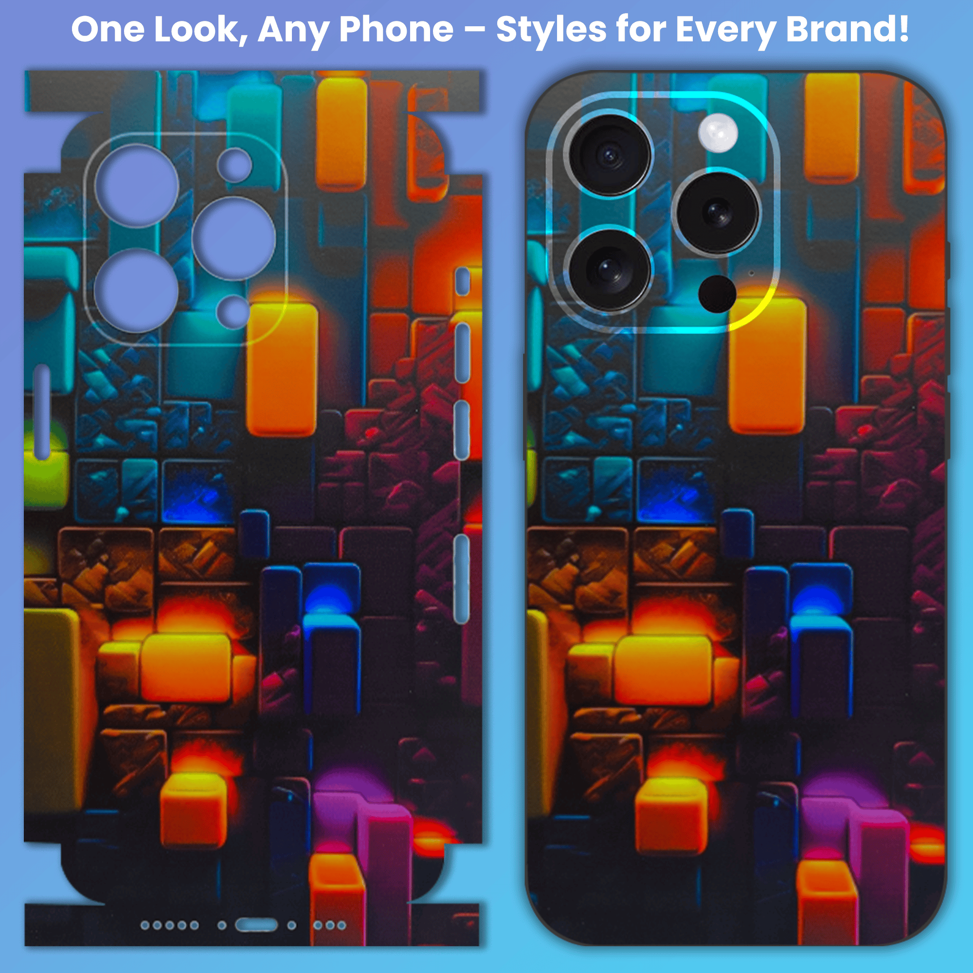 Universal Mobile Back Skins - Premium, Sleek Protection with Custom ...