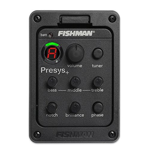Fishman Presys 301 Mic Blend Dual Model Guitar Preamp EQ Tuner Piezo ...