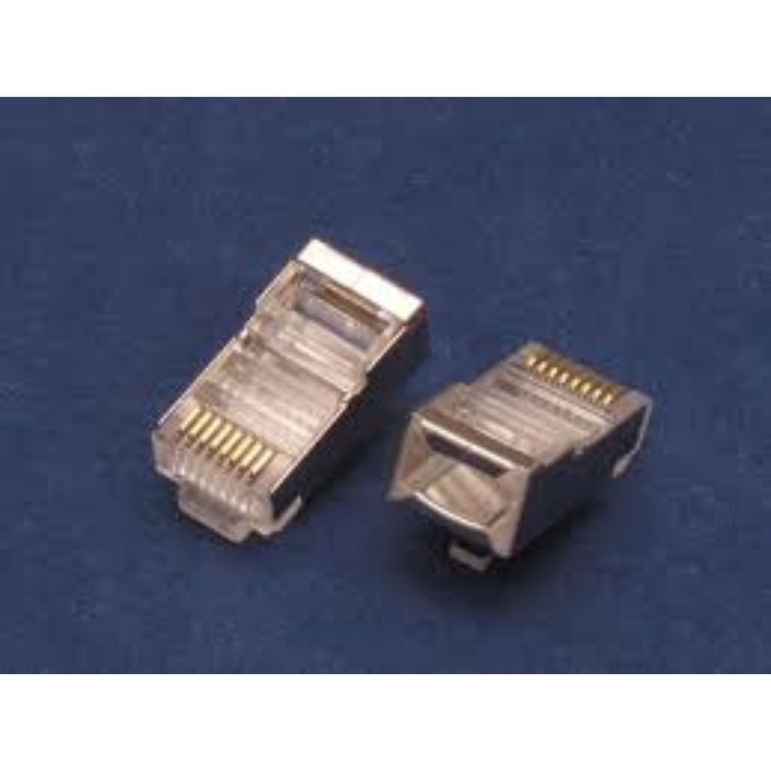 RJ45 Cat5e/Cat6 Network LAN Patch Cable End Crimp Plug Connector with ...