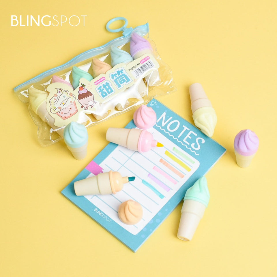 Ice Cream Highlighter Set of 6 | Daraz.pk