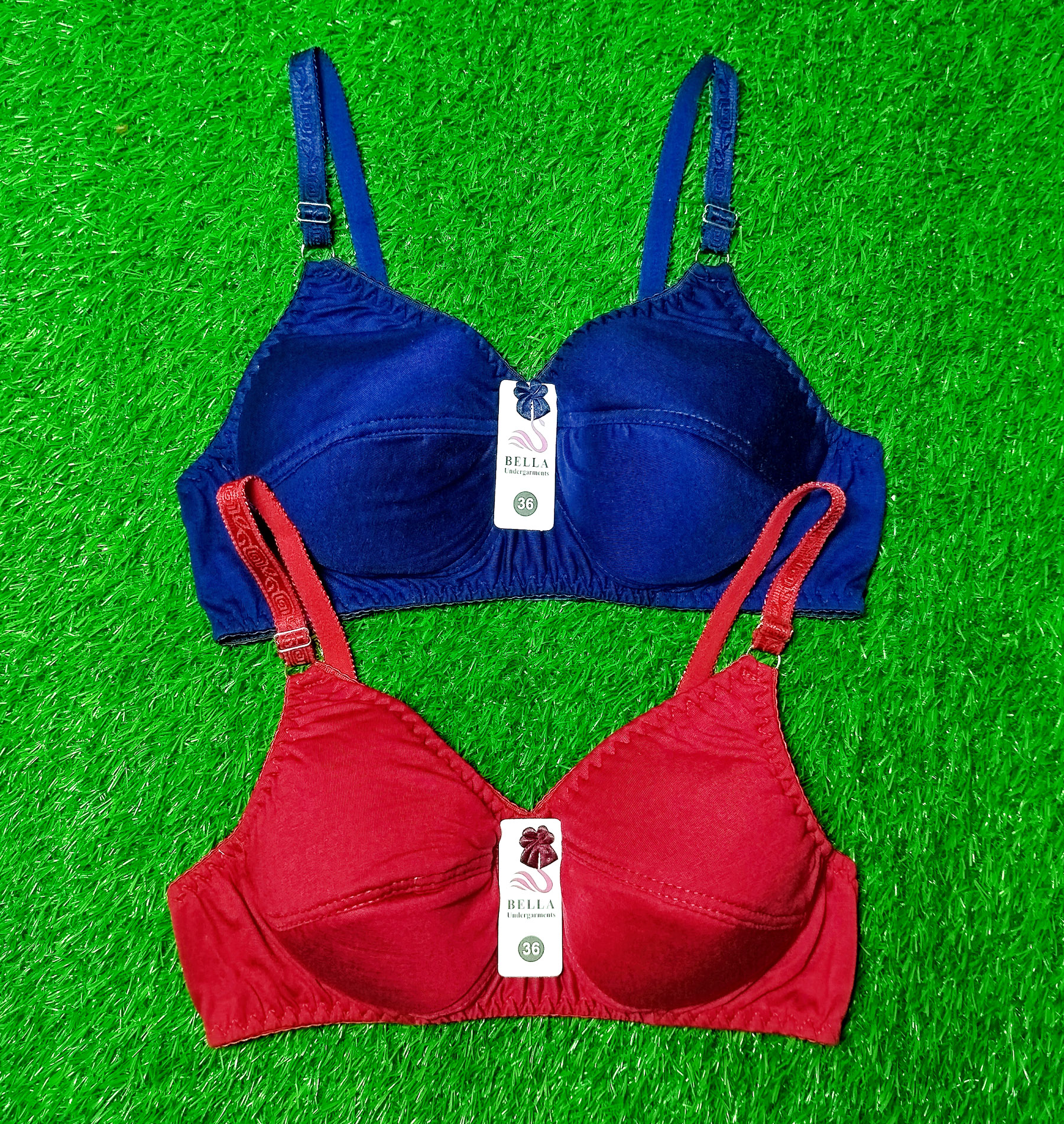 Single Paded Comfortable Foam Bra Non Wired Full Cup BRA for Women's ...