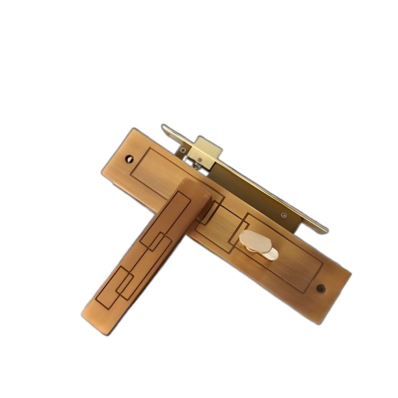 High-Quality Handle Door Lock with 3 Keys, Series A4, Medium Size ...