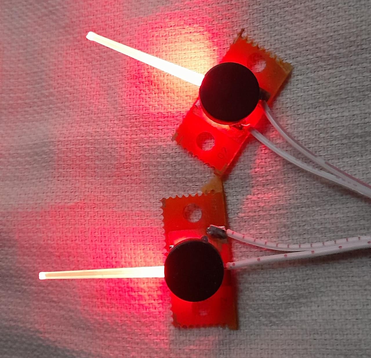 2 piece speedometer red glow needles with smds led light glowing ...