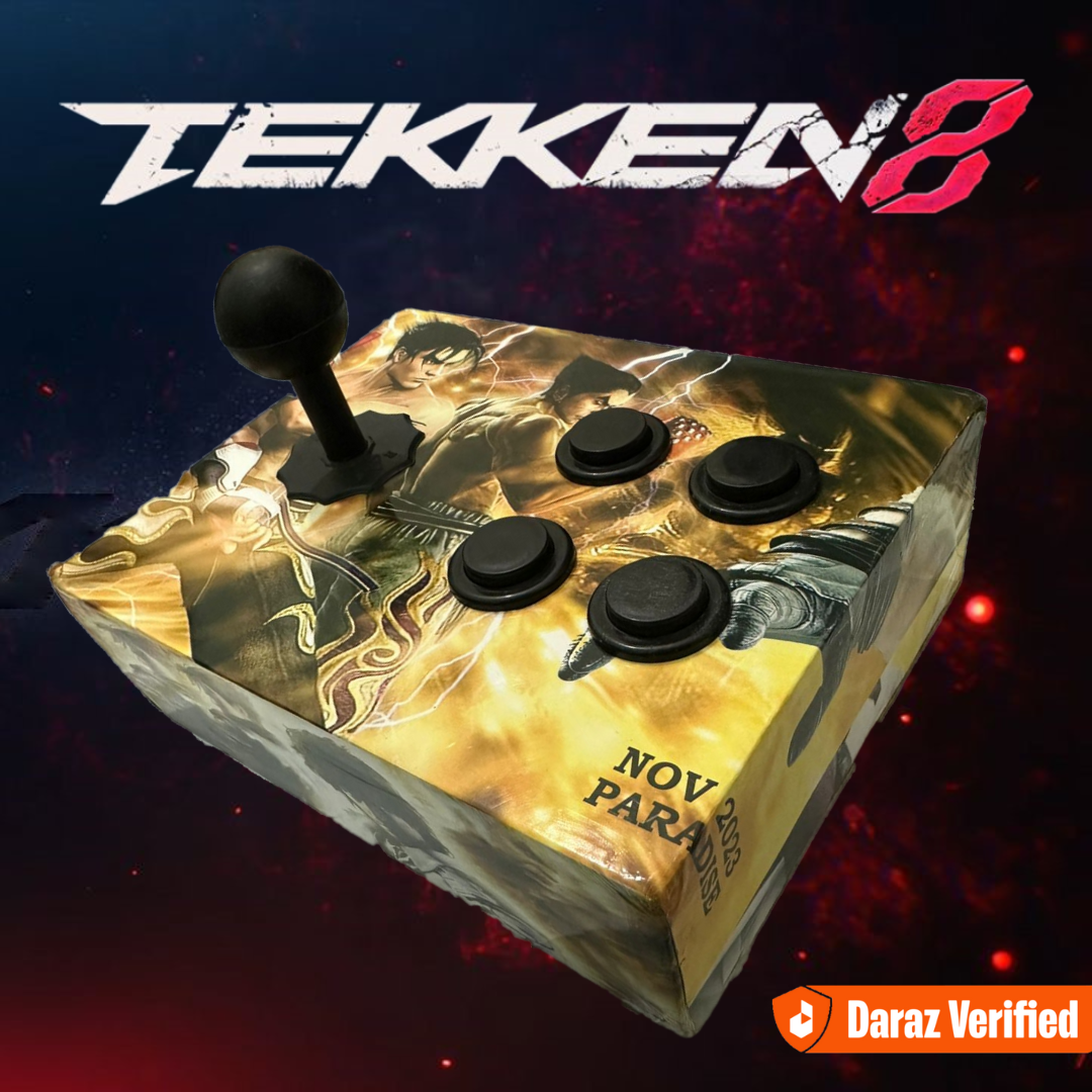 4 Buttons Usb Controller Joystick Gaming Arcade Made Of Wooden Box ...