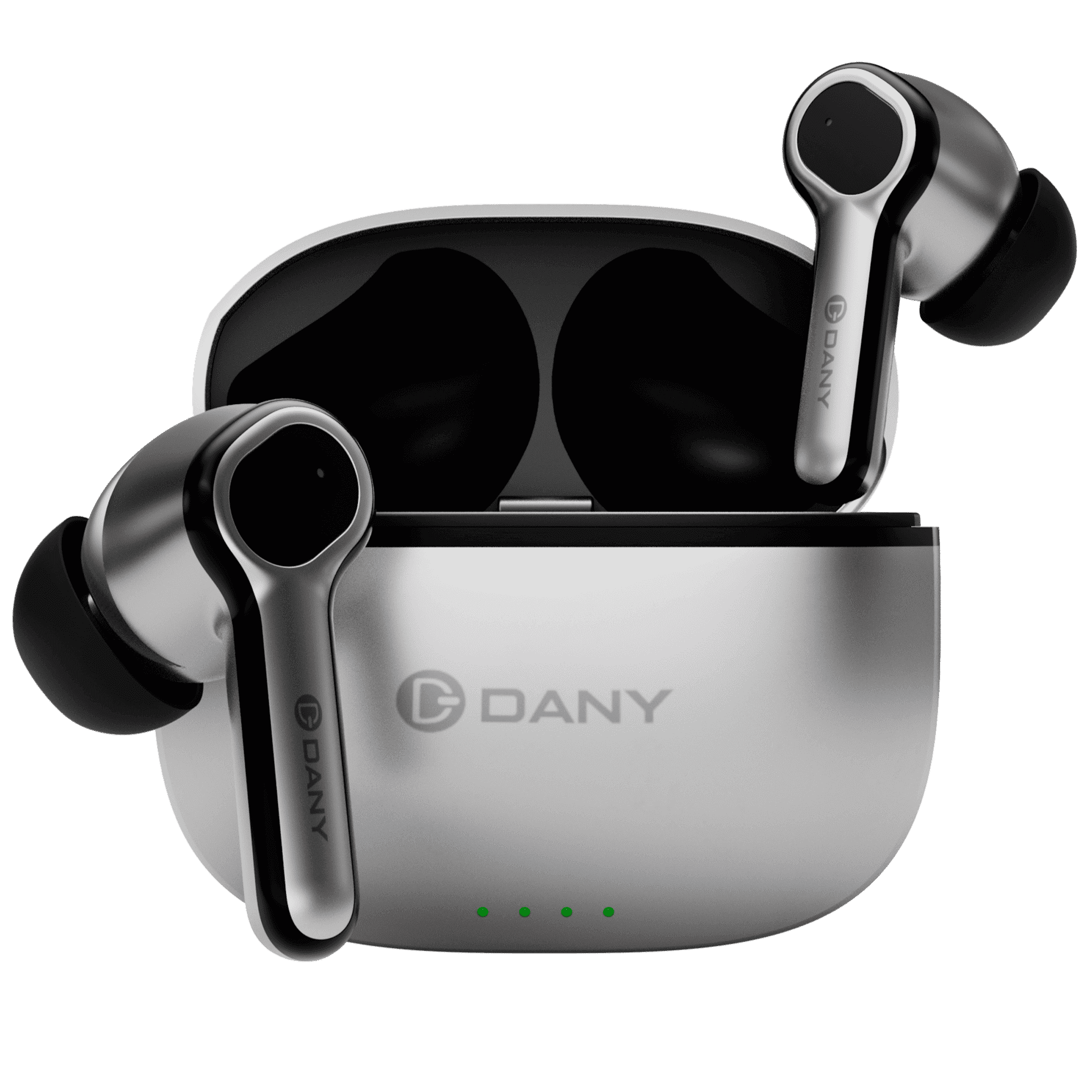 Dany Alpha Airdots 500 Quad MIC ANC Earbuds | Gaming Mode | IPX5 Water ...