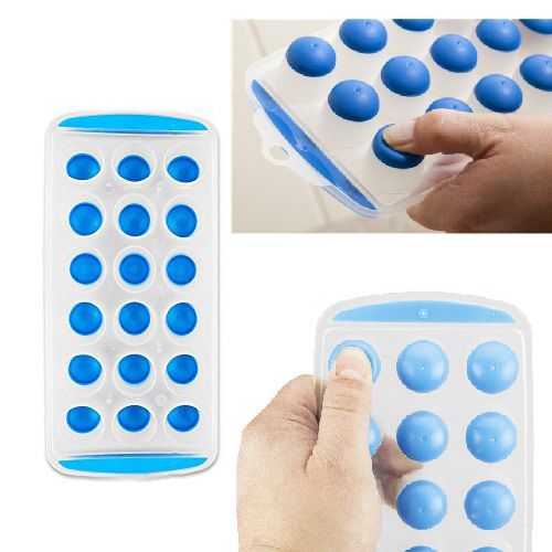 Magic Ice Cube Maker Genie Silicone Rubber Ice Tray Mold | Daraz.pk